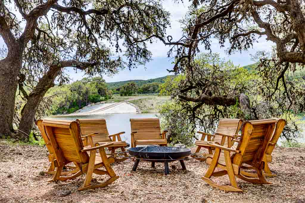 cabin-patio - OX Ranch