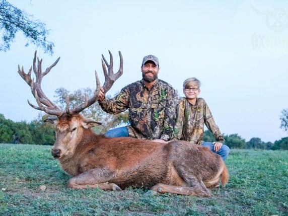 father-son-stag-hunting - OX Ranch